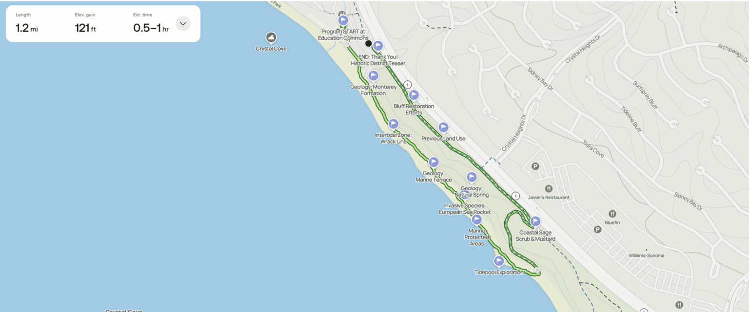 Explore the Cove – Coastal Ecology Hike – Crystal Cove Conservancy