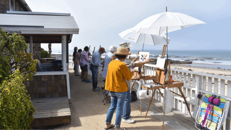 Holiday Plein Air – Family Painting Workshop – Crystal Cove Conservancy